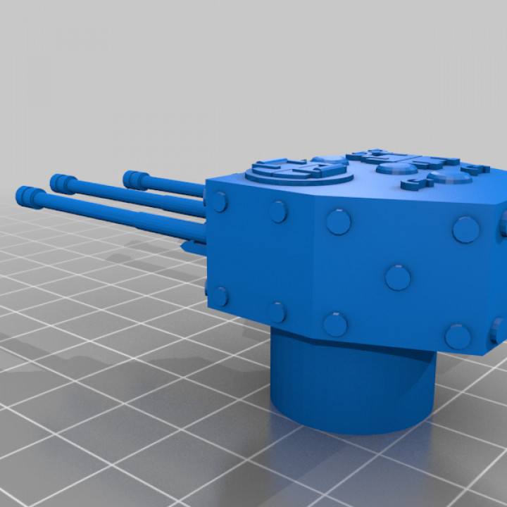 3D Printable The Land Battleship: Cabbage Stomper by Joshua Butler
