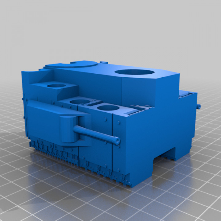 3D Printable The Land Battleship: Cabbage Stomper by Joshua Butler