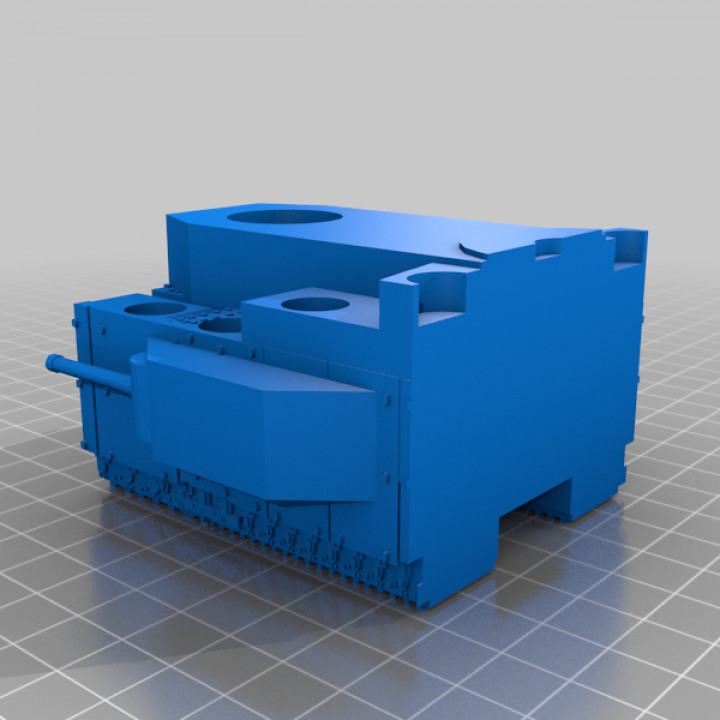 3D Printable The Land Battleship: Cabbage Stomper by Joshua Butler
