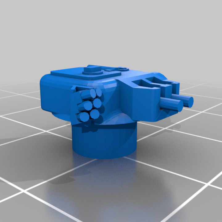 3D Printable The Land Battleship: Cabbage Stomper by Joshua Butler