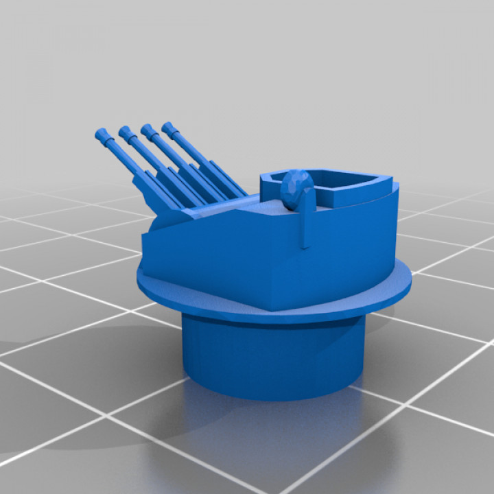 3D Printable The Land Battleship: Cabbage Stomper by Joshua Butler
