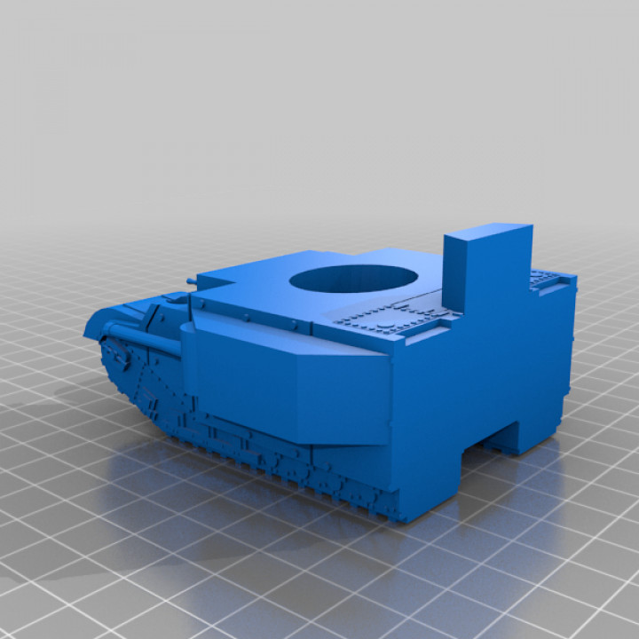 3D Printable The Land Battleship: Cabbage Stomper by Joshua Butler