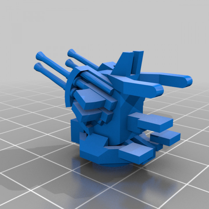 3D Printable The Land Battleship: Cabbage Stomper by Joshua Butler