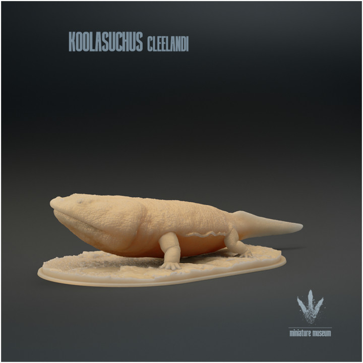 3D Printable Koolasuchus cleelandi : Kool’s crocodile by Miniature Museum