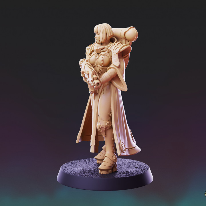 3D Printable Divine Order - Soldier - Pose 2 by PSMiniatures