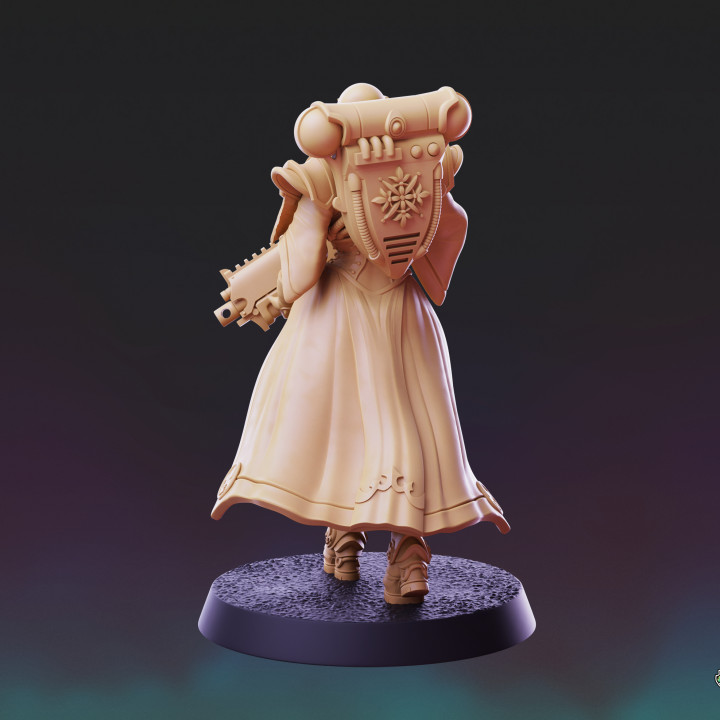 3D Printable Divine Order - Soldier - Pose 3 by PSMiniatures