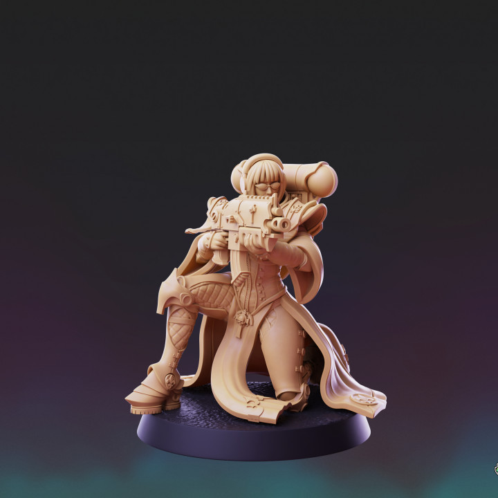 3D Printable Divine Order - Soldier - Pose 4 by PSMiniatures