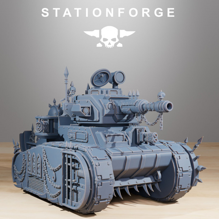 3D Printable GrimGuard Light Tank Corrupted Conversion Kit by Station Forge