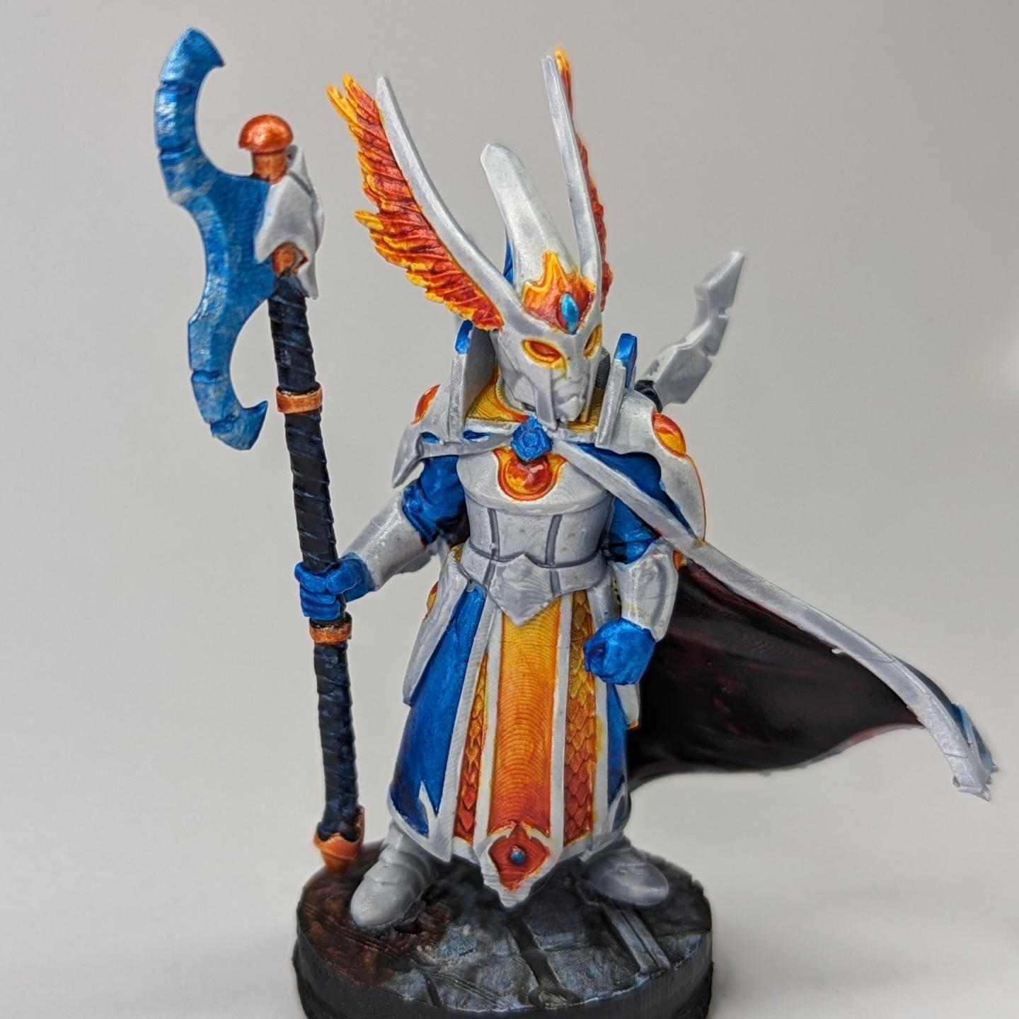 3D Printable Elven Noble - High Elf Fleets by One Page Rules