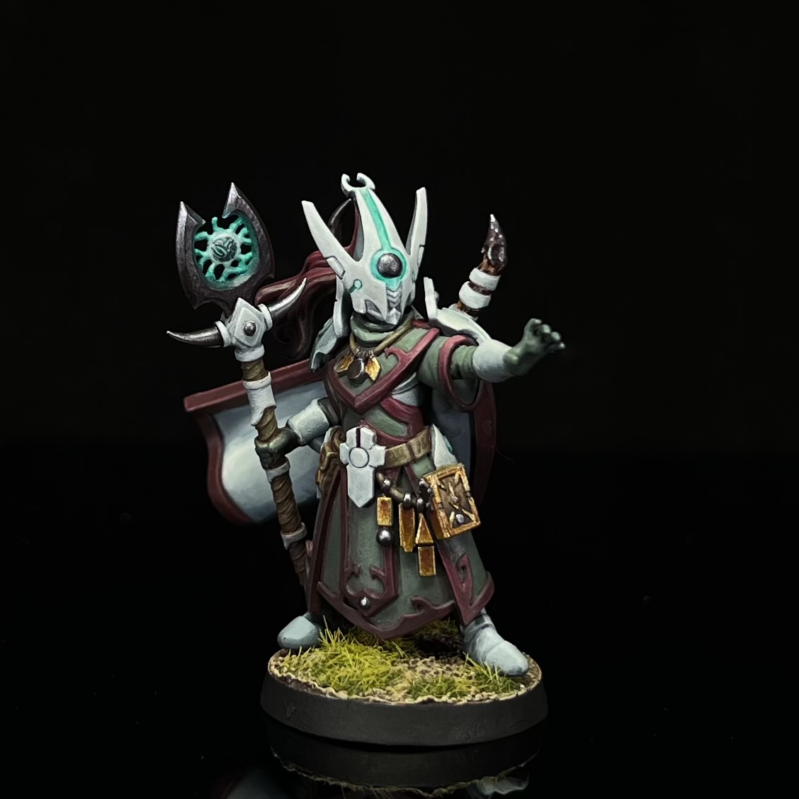 3D Printable Elven Noble (High Oracle) - High Elf Fleets by One Page Rules