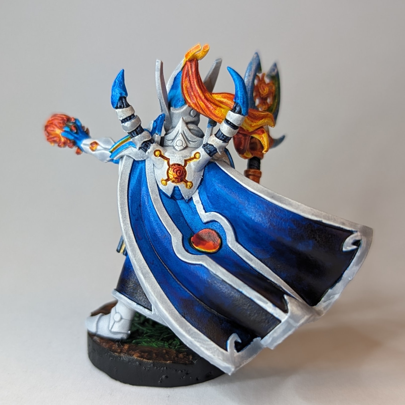 3D Printable Elven Noble (High Oracle) - High Elf Fleets by One Page Rules