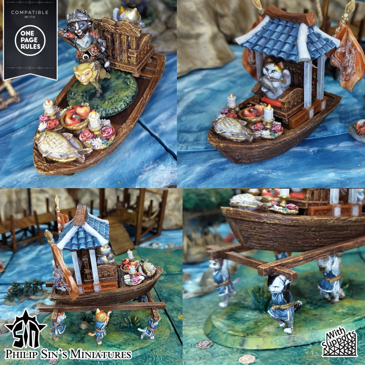 3D Printable Merrowcove-Shrine of Feline Divinity by Philip Sin's ...