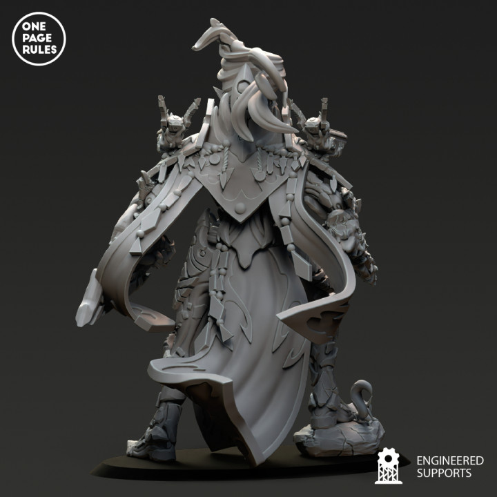 3D Printable Elf Fleets Titan Elemental by One Page Rules