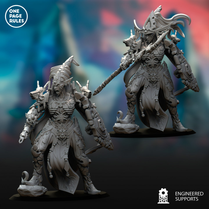 3D Printable Titan Elemental - High Elf Fleets by One Page Rules