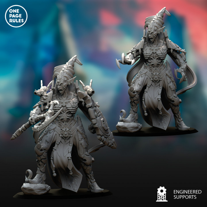 3D Printable Titan Elemental - High Elf Fleets by One Page Rules