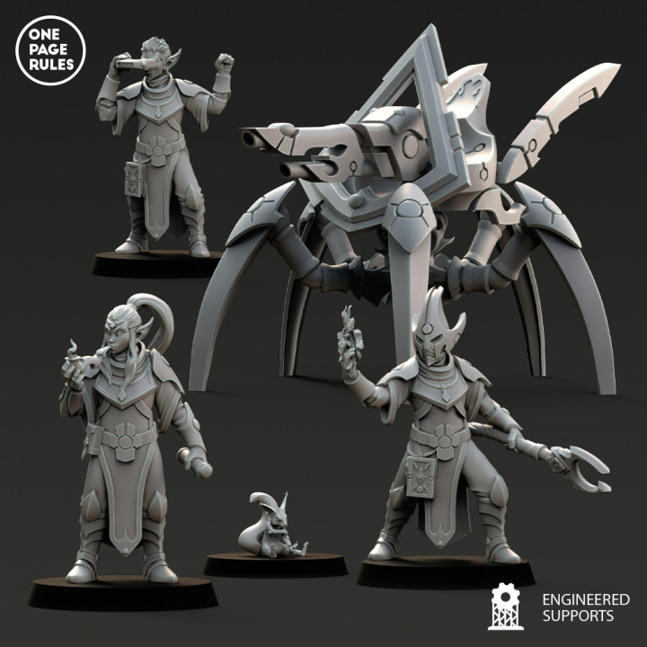 3D Printable High Elf Fleets - Release #2 by One Page Rules