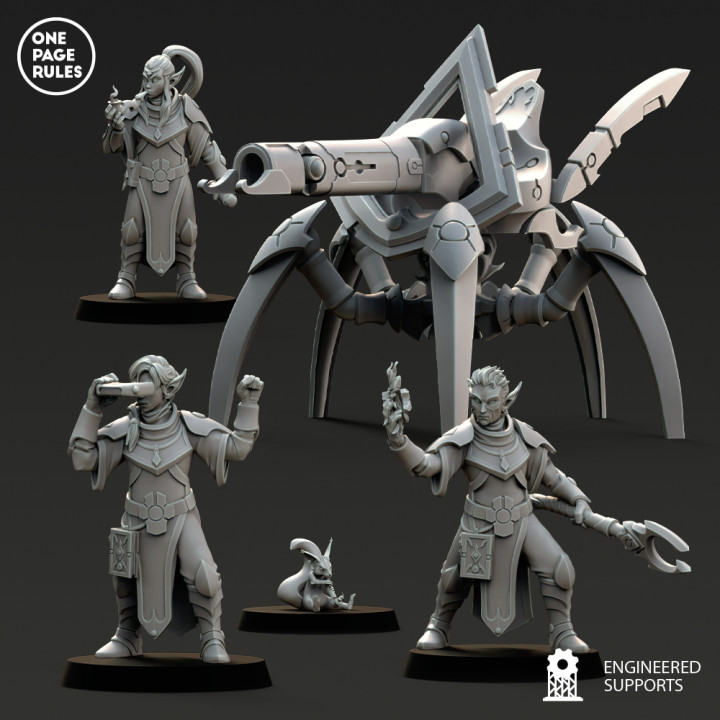 3D Printable High Elf Fleets - Release #2 by One Page Rules