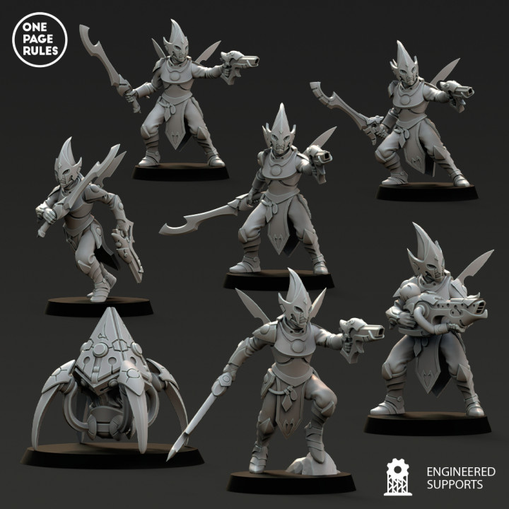 3D Printable High Elf Fleets - Release #2 by One Page Rules