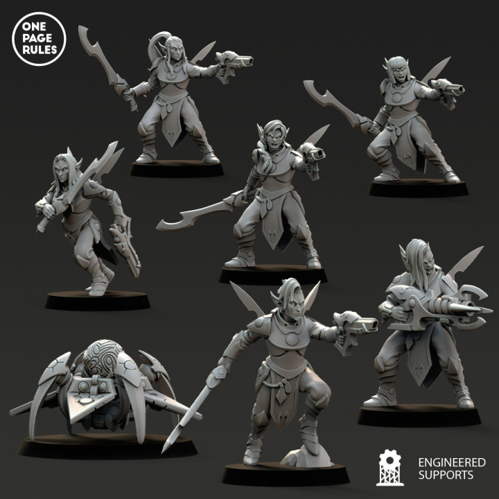 3D Printable High Elf Fleets - Release #2 by One Page Rules