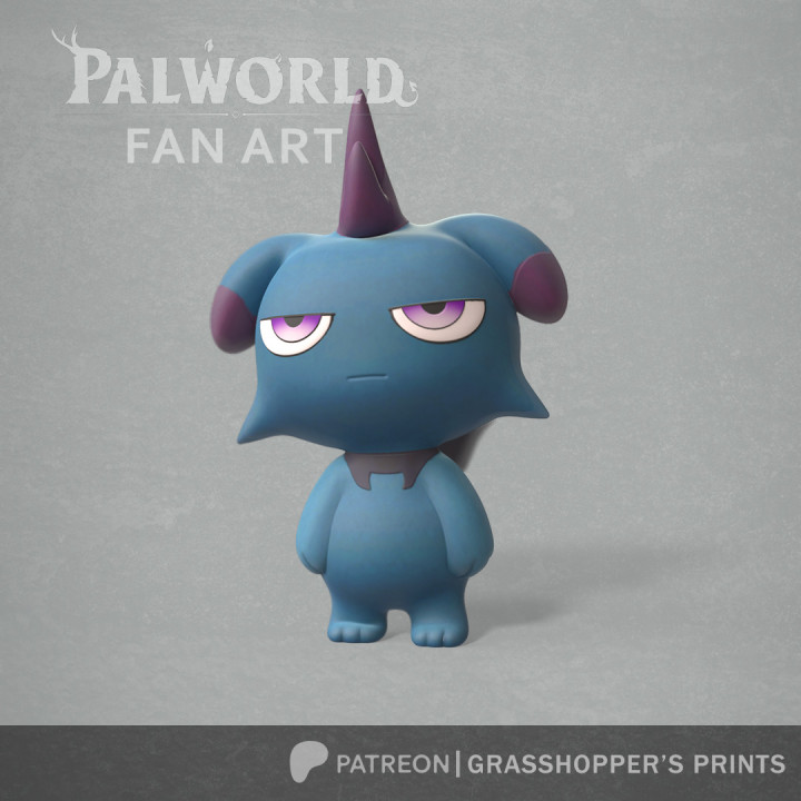 3D Printable PALWORLD 17 DEPRESSO FANART by Grass Hopper
