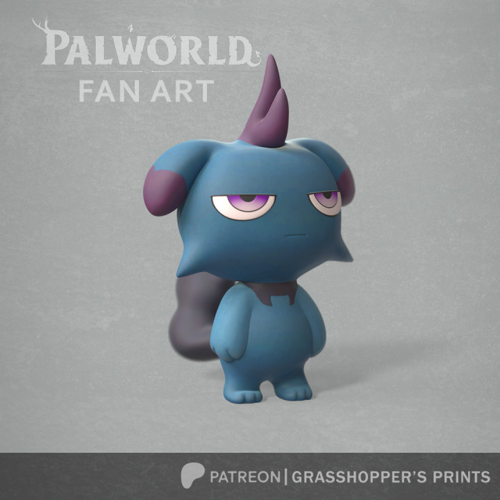 3D Printable PALWORLD 17 DEPRESSO FANART by Grass Hopper