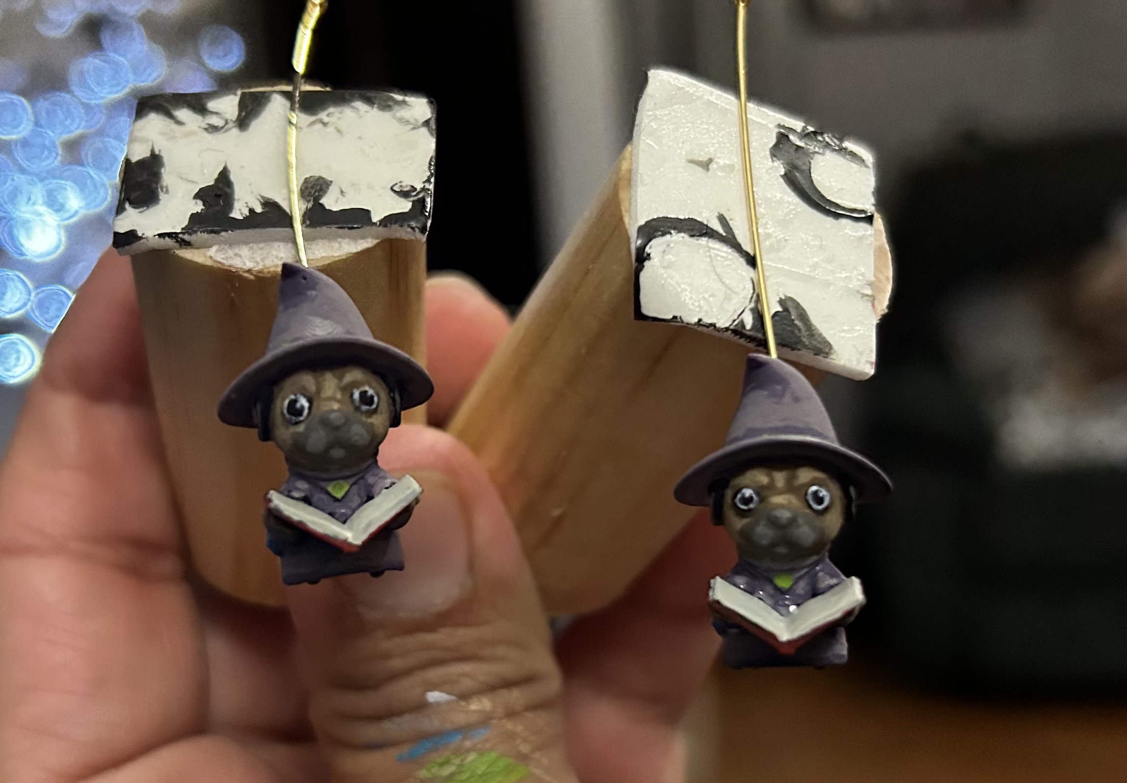3D Printable Pug Wizard by Found Family Adventurecrafts