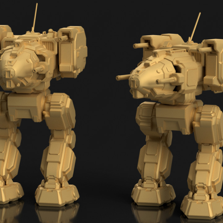 3D Printable Stalker STK-WU - War Emu for Battletech by Matt Mason