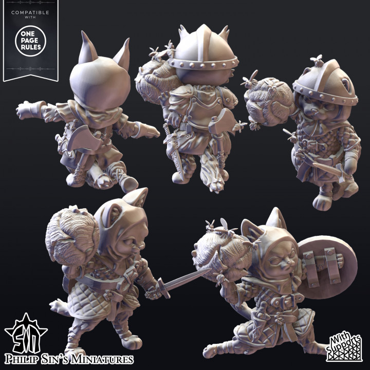 3D Printable Merrowcove-Cat Beehive Tosser by Philip Sin's Miniatures