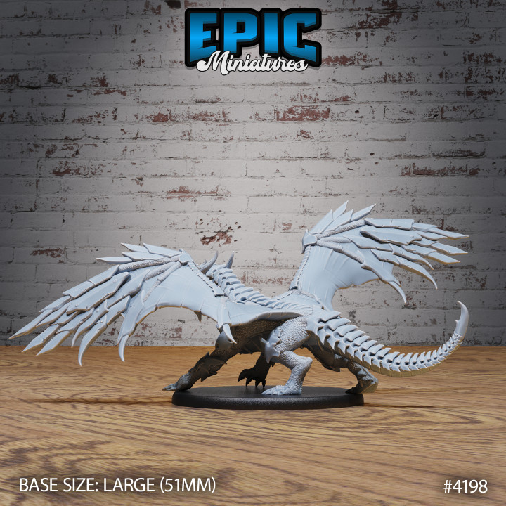 3D Printable Armored Dragon Attacking / Legendary Drake / Mine Creature ...