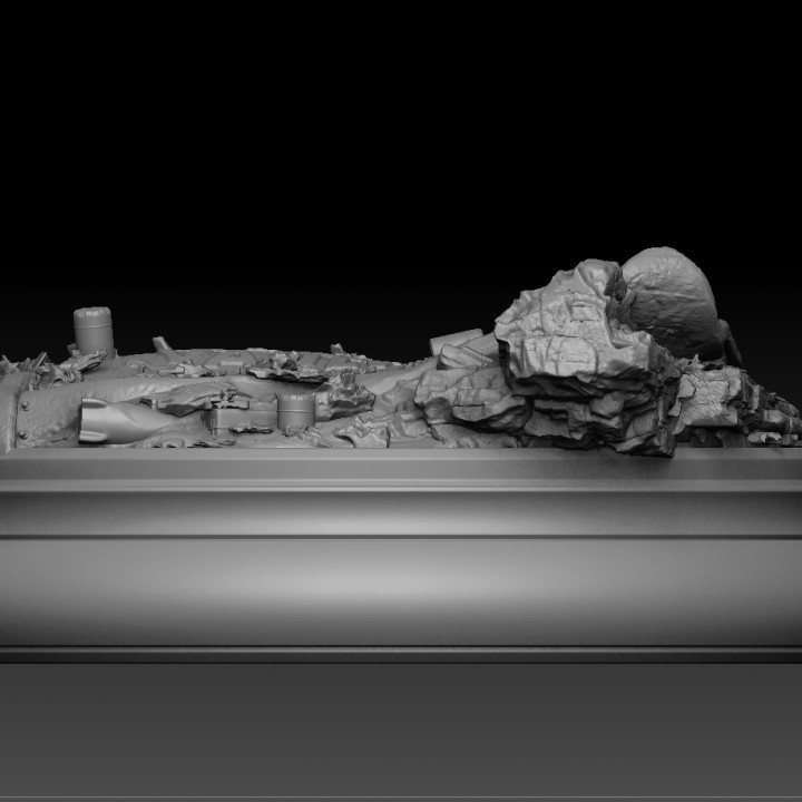 3D Printable FALLOUT BASE by дима карпинец