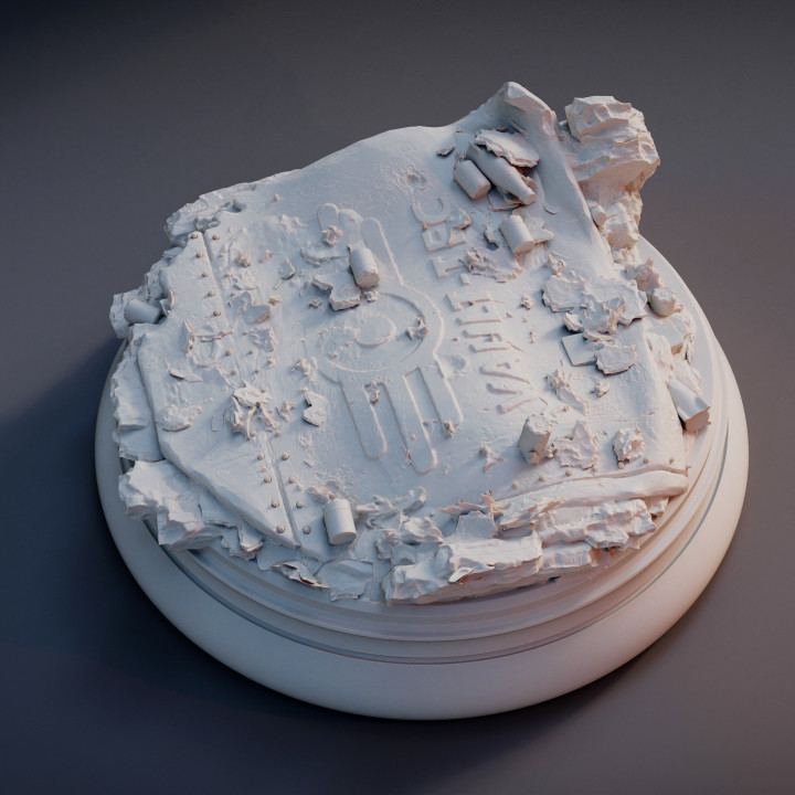 3D Printable FALLOUT BASE by дима карпинец