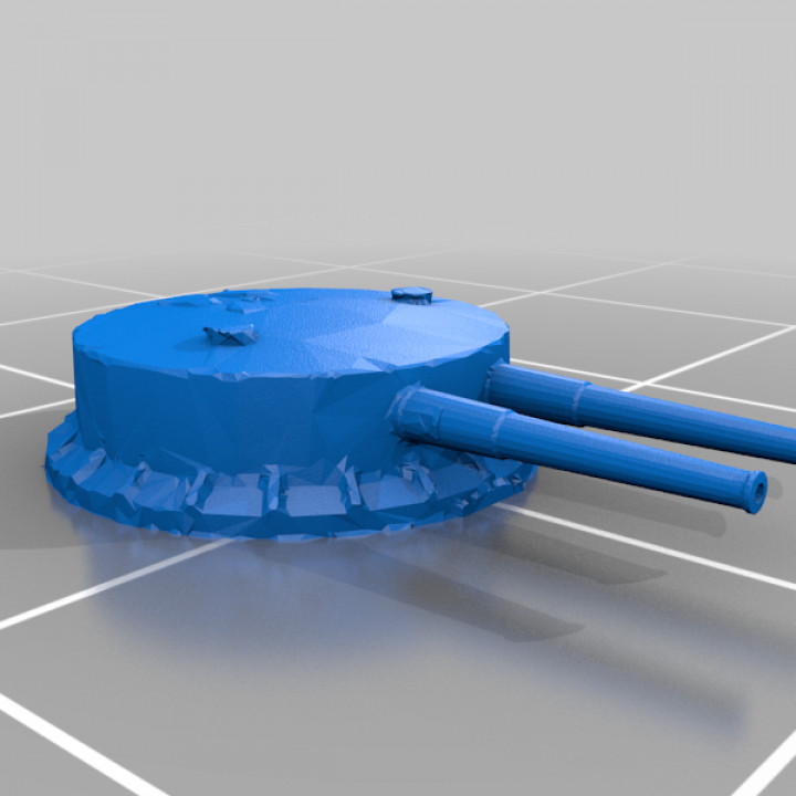 3D Printable HMS Thunderchild (successor) by Joshua Butler