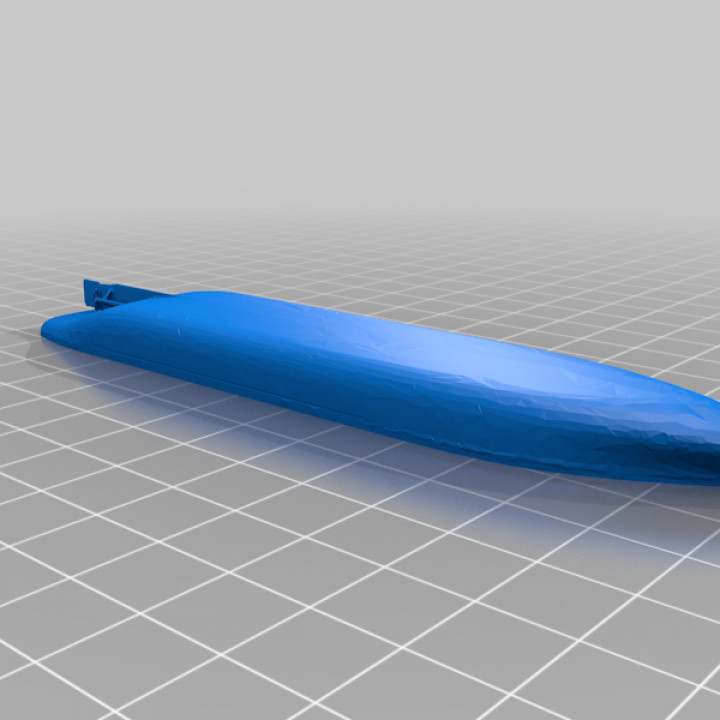 3D Printable HMS Thunderchild (successor) by Joshua Butler