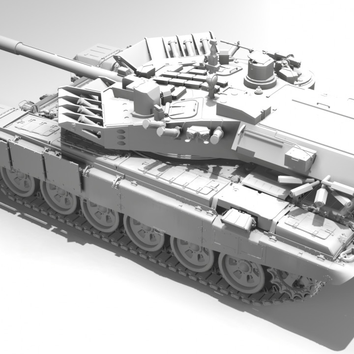 3D Printable T90 with Burlak turret by The Military Industrial Complex