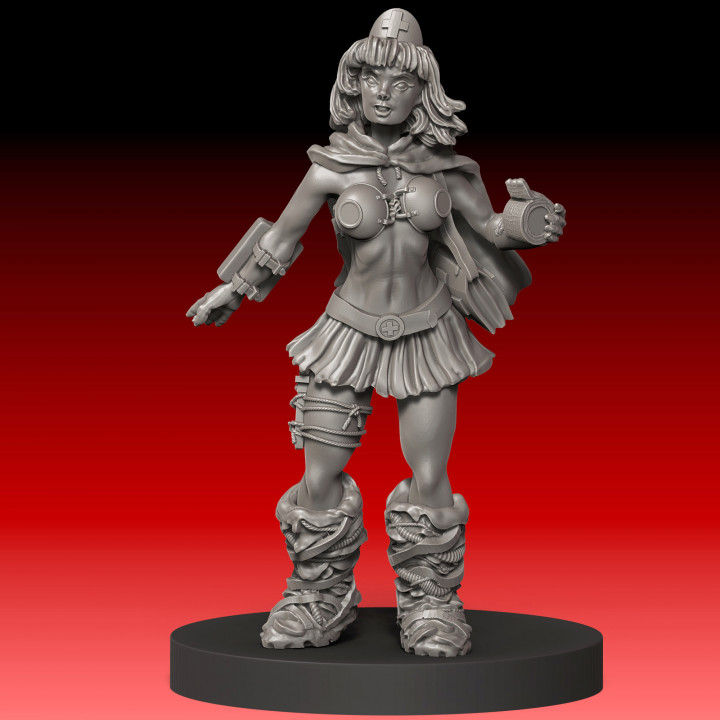 3D Printable Missy - Female Human Healer by Dark-Platypus Studio