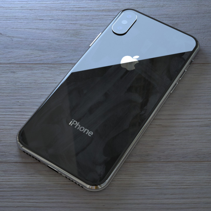 3D Printable IphoneX model 3D by kostenloseklingeltone