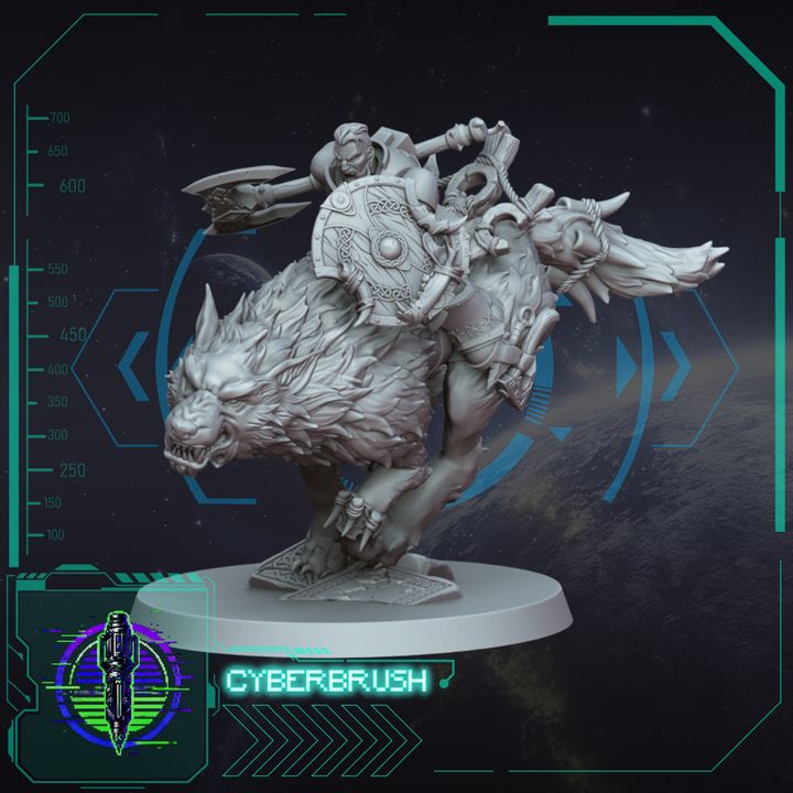 3D Printable StormWolf Rider 1 by Cyberbrush