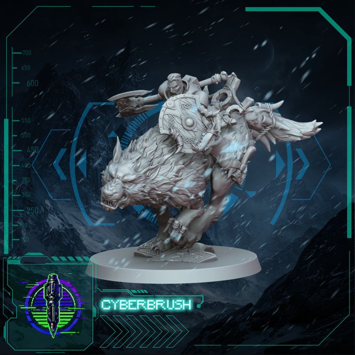 3D Printable StormWolf Rider 1 by Cyberbrush