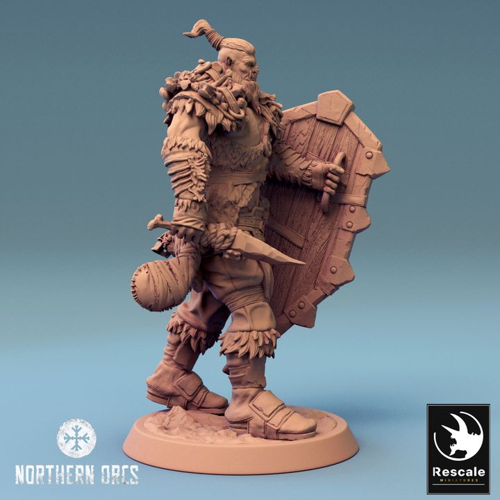 3D Printable Pack Orc Soldiers Dagger by Rescale Miniatures