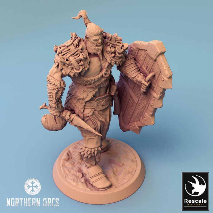 3D Printable Pack Orc Soldiers Dagger by Rescale Miniatures