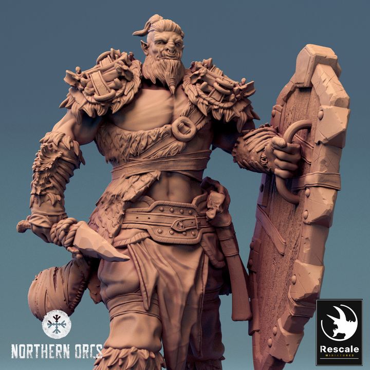 3D Printable Pack Orc Soldiers Dagger by Rescale Miniatures