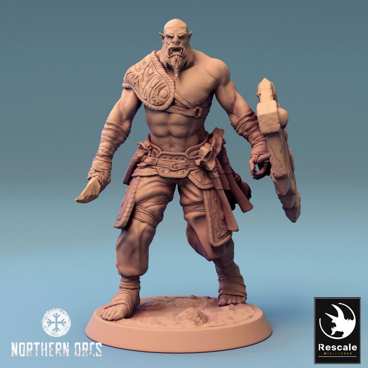 3D Printable Pack Orc Soldiers Dagger by Rescale Miniatures