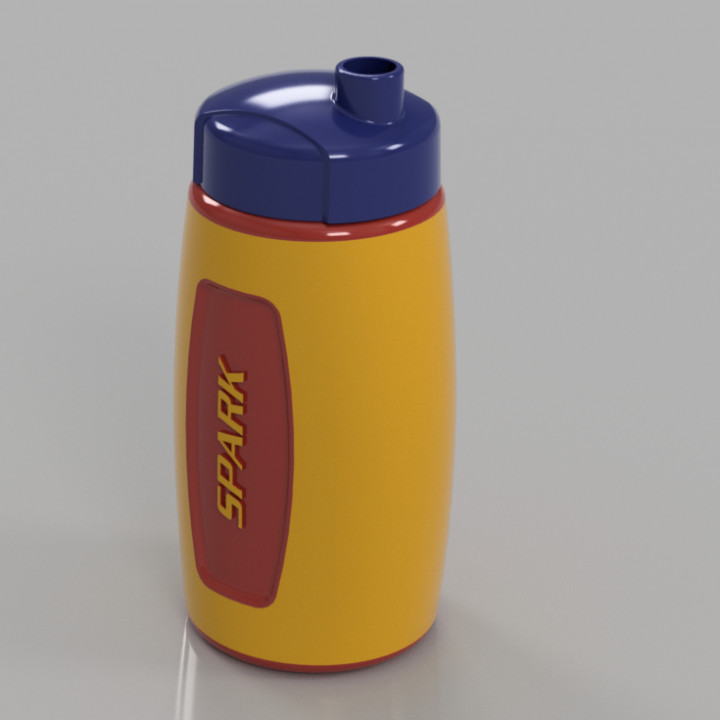 3D Printable Water Bottle by Farooq Shah