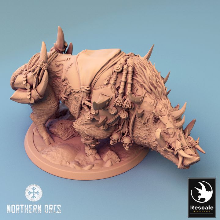 3D Printable Boar Guard by Rescale Miniatures