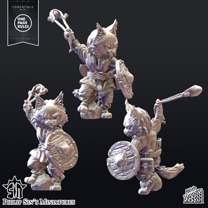 3D Printable Merrowcove- slinger by Philip Sin's Miniatures