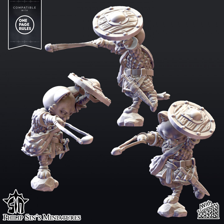 3D Printable Merrowcove- slinger by Sin's Miniatures