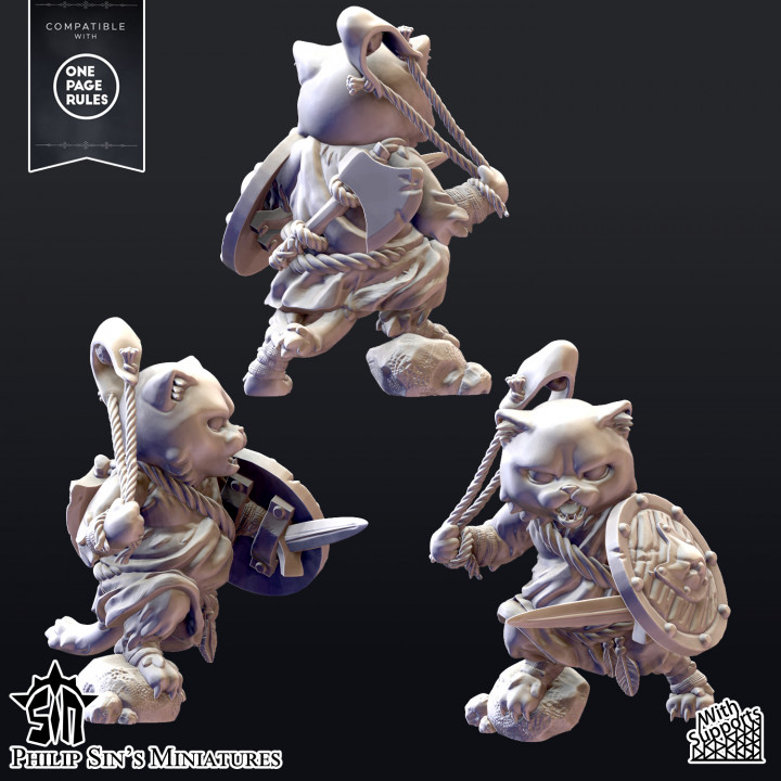 3D Printable Merrowcove- slinger by Philip Sin's Miniatures