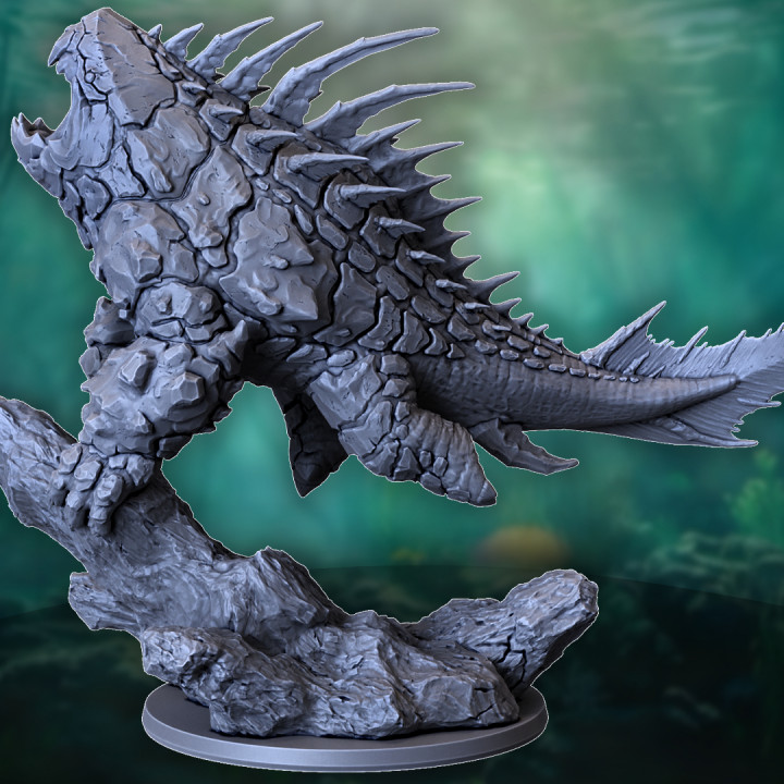 3D Printable Duncleosteus Kaiju by Codex Universalis