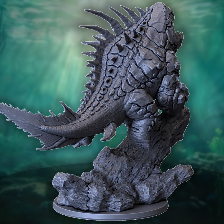 3D Printable Duncleosteus Kaiju by Codex Universalis