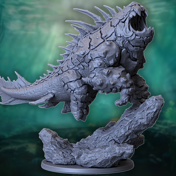 3D Printable Duncleosteus Kaiju by Codex Universalis